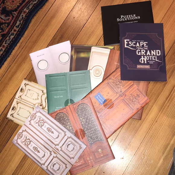 Professor Puzzle | Games | Escape From The Grand Hotel Game New In Box ...